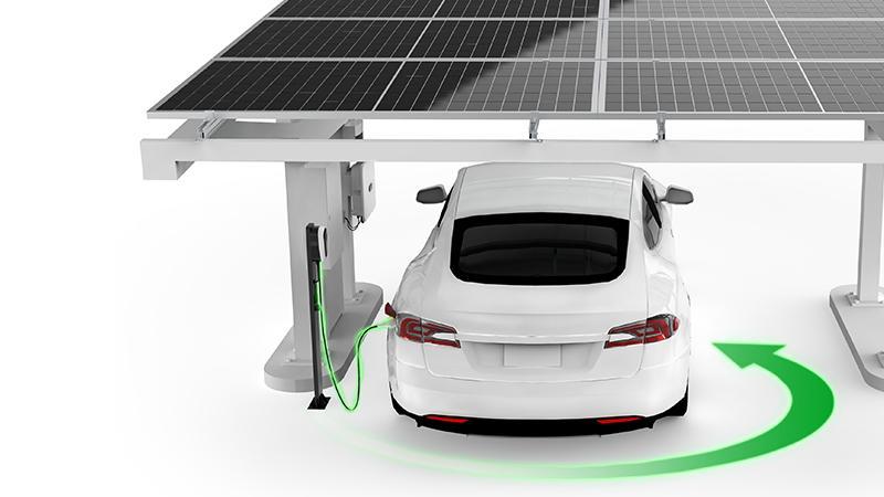 Solar Carport EV Charger system - GreenSmartEnergy.Co.Ltd